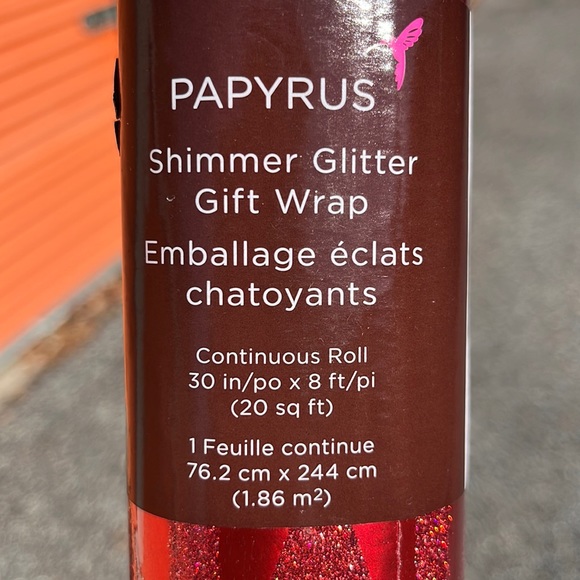 Papyrus | Holiday | Shimmer Glitter Christmas Wrapping Paper | Poshmark